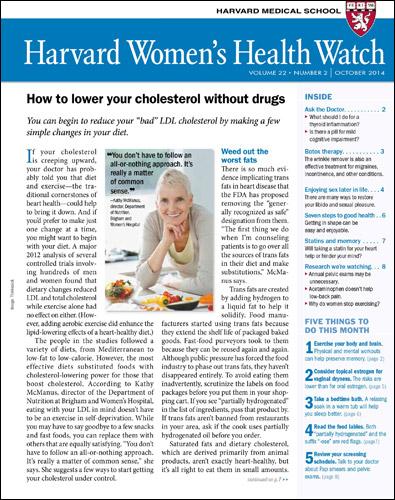 Harvard Women's Health Watch: Monthly Newsletter for Your Well-being ...