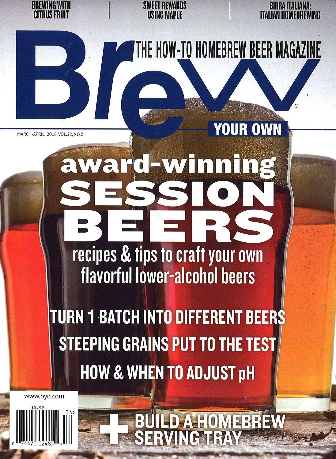 Brew Your Own Magazine Subscription Discount | The How To Homebrew Beer ...