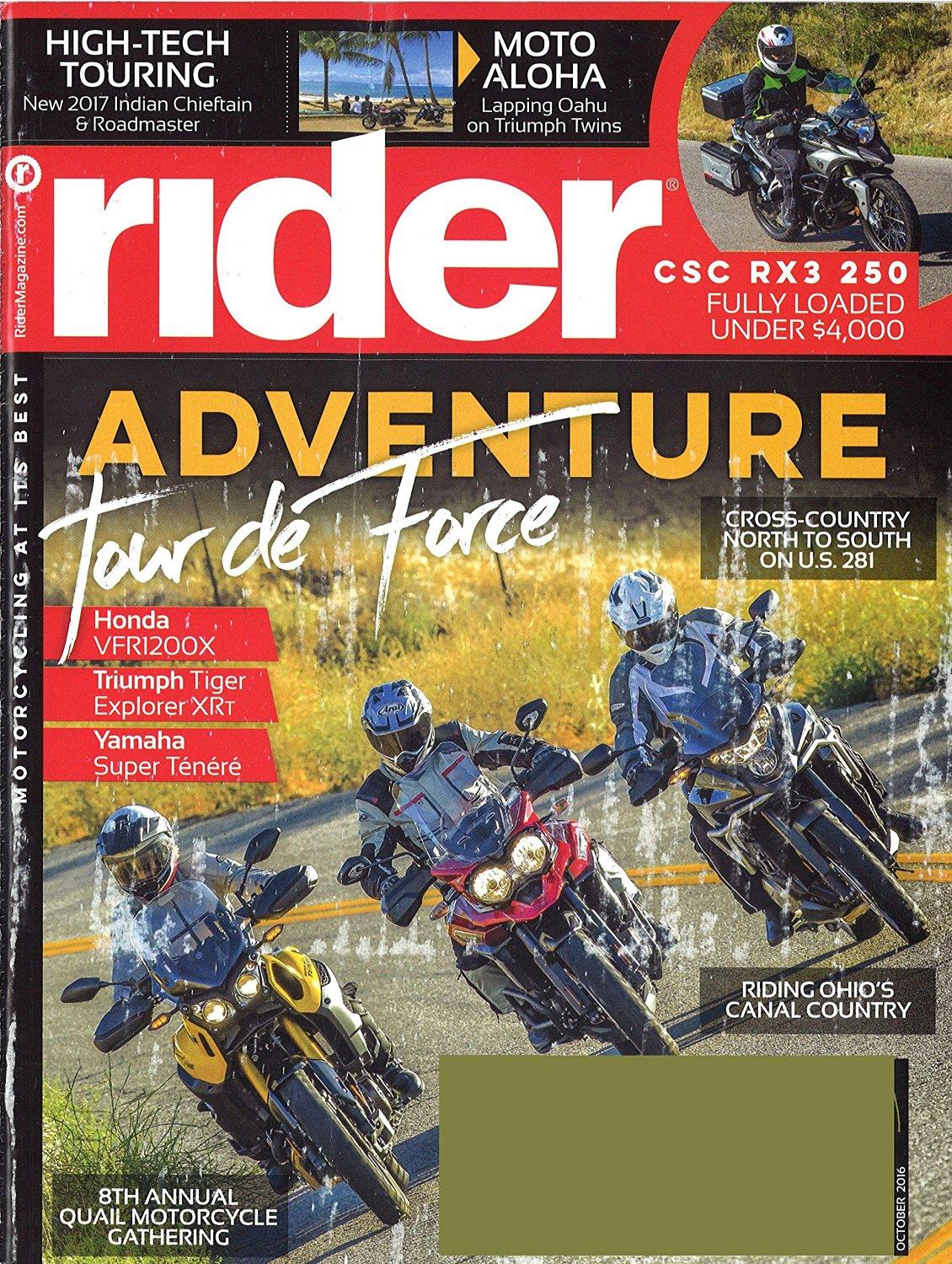 Rider Magazine Subscription Discount | Subscribe to Rider Magazine ...