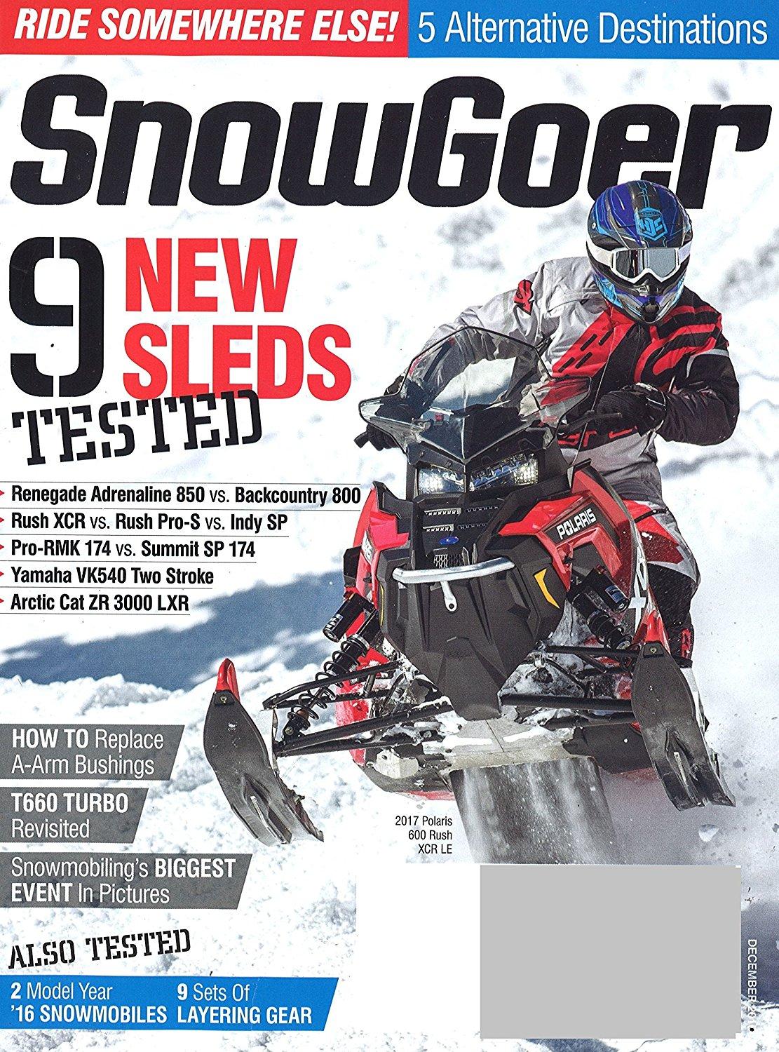 Snow Goer Magazine Subscription Discount | World's #1 Snowmobile ...