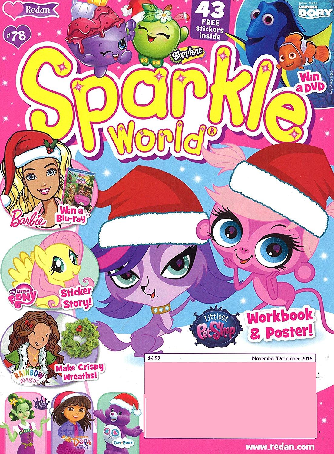 Sparkle World Magazine Subscription Discount | A Little Girl's Dream ...
