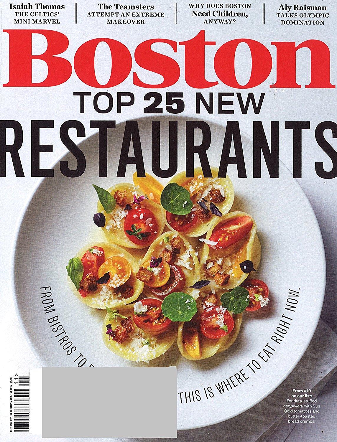 Boston Magazine Subscription Discount | A Bostonian Lifestyle Magazine ...